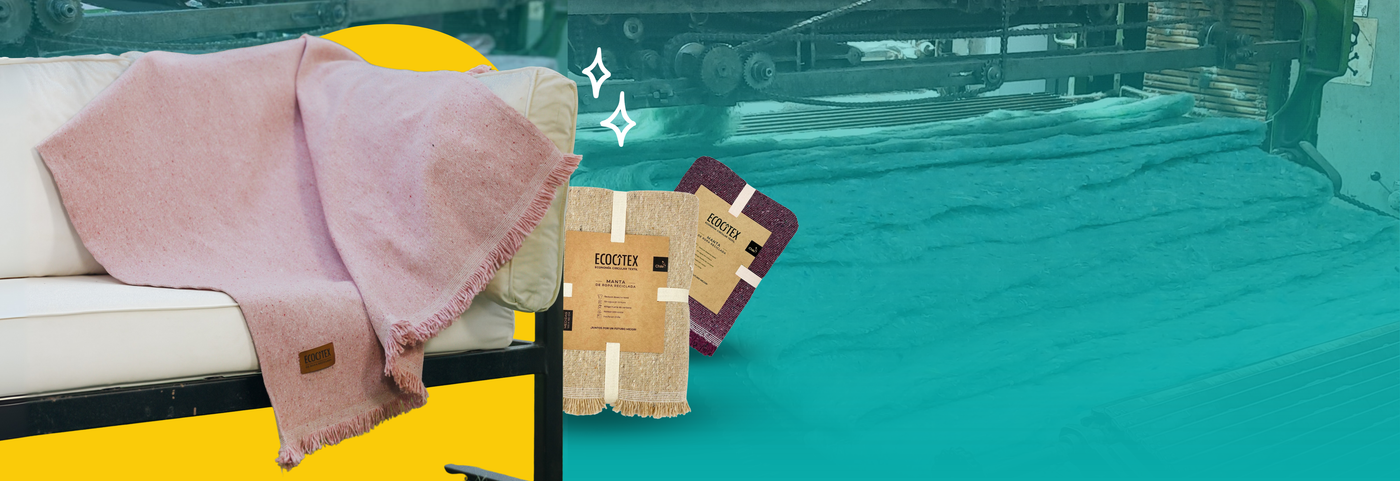 Ecocitex, lana, deco hogar, telas y productos de ropa reciclada
